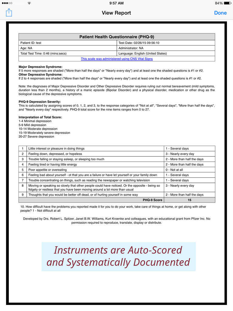 CNS VS Tools by CNS Vital Signs LLC