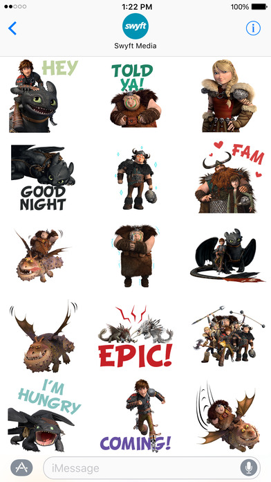 App Shopper: How To Train Your Dragon Stickers (Entertainment)
